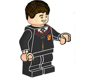 LEGO Neville Longbottom with Gryffindor Robe Clasped and Medium Legs ...