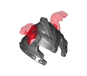 LEGO Ninjago Helmet with Cheek Protection and Transparent Red Snake ...