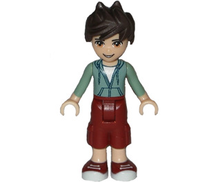 LEGO Noah with Sand Green Hoodie Minifigure | Brick Owl