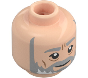 LEGO Obi Wan Kenobi Minifigure Head (3626 / 17873) | Brick Owl