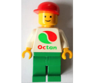 LEGO Octan Worker with White Shirt with Large Octan Logo Minifigure ...