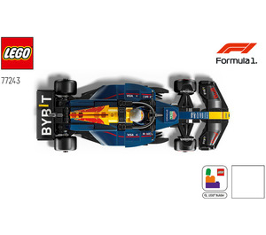 LEGO Oracle Red Bull Racing RB20 Set 77243 Instructions | Brick Owl ...