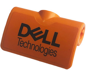 LEGO Orange Curved Panel 2 x 3 with 'DELL Technologies' Sticker (71682 ...