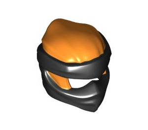 LEGO Orange Ninjago Hood with Black Wrap (4910) | Brick Owl - LEGO ...