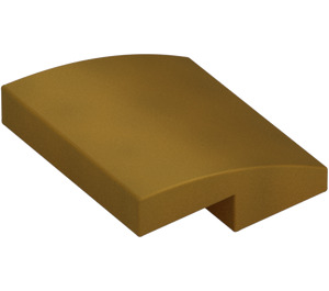 LEGO Pearl Gold Slope 2 x 2 Curved (15068 / 118553) | Brick Owl