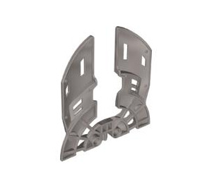 LEGO Pearl Light Gray Bionicle Double Blade / Shield Half (57529 ...