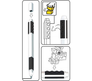 LEGO Pen Pal Gel Pen with Minifigure – Black (5007200) | Brick Owl ...