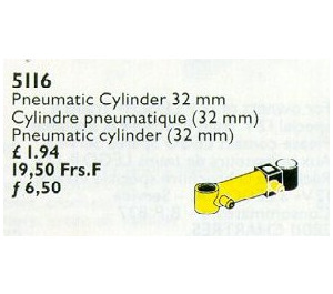 LEGO Pneumatic Piston Cylinder 32 mm Set 5116 | Brick Owl - LEGO ...