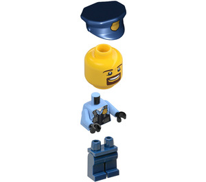 LEGO Policeman Robot Unit Minifigure | Brick Owl - LEGO Marketplace