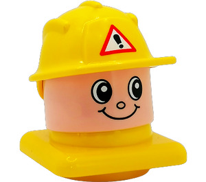 LEGO Primo Construction Worker Head Figure | Brick Owl - LEGO Marketplace
