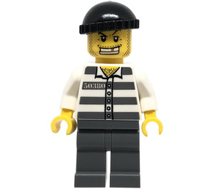 LEGO Prisoner Number 50380 with Gold Tooth, Black Cap and Dark Stone ...