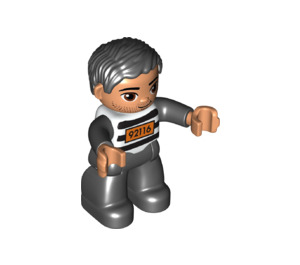 LEGO Prisoner with Black Hair Duplo Figure | Brick Owl
