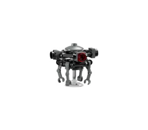 LEGO Probe Droid with Transparent Dish Stand and Gray Dish Minifigure ...