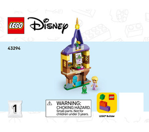 LEGO Rapunzel's Mini Tower Set 43294 Instructions | Brick Owl