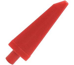 LEGO Red Flexible Spike Blade with Bar End (64727) | Brick Owl - LEGO ...