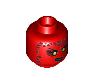 LEGO Red Lavaria Minifigure Head (3626 / 23868) | Brick Owl - LEGO ...
