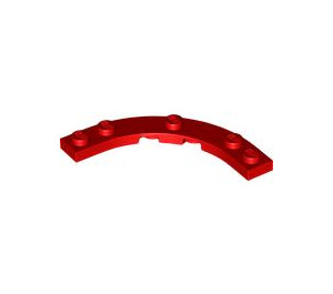 LEGO Red Plate 5 x 5 Round Corner (80015) | Brick Owl - LEGO Marketplace