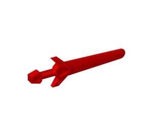 LEGO Red Sword with Round Tip and Angular Crossguard (48495) | Brick ...