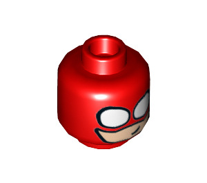 LEGO Red The Flash with Short Legs Minifigure Head (3626 / 25988 ...