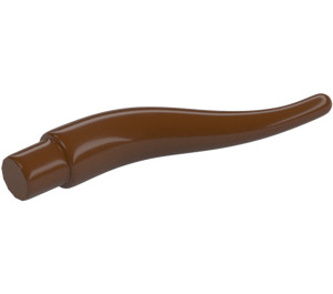 LEGO Reddish Brown Cattle Horn (Long) (13564) | Brick Owl