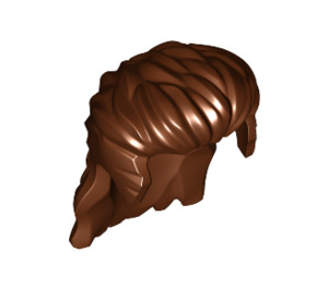 LEGO Reddish Brown Hair with Long Mullet (24072 / 86229) | Brick Owl ...