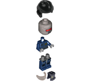 LEGO Robo SWAT with Aviator Hat and Body Armor Minifigure | Brick Owl