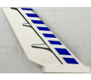 LEGO Rudder 2 x 4 x 6 with Blue Stripes Right Sticker (6239) | Brick ...