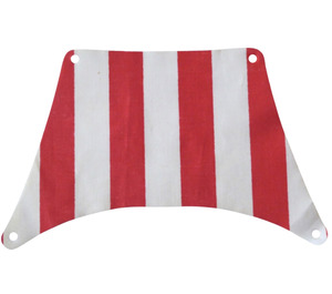 LEGO Sail 17 x 27 Top with Red Thick Stripes | Brick Owl