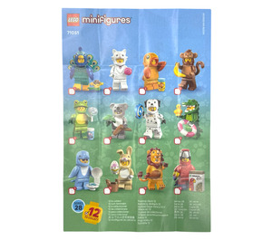 LEGO Series 28 Animals Collectable Minifigures Random Pack Set 71051-0 ...