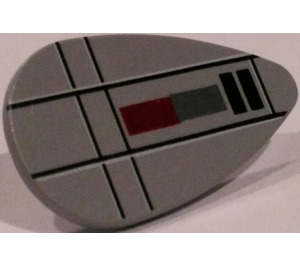 LEGO Shield - Long with Black Crossed Lines (2586 / 52634) | Brick Owl ...