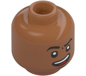 LEGO Sienna Brown Usopp Minifigure Head (3626 / 113240) | Brick Owl
