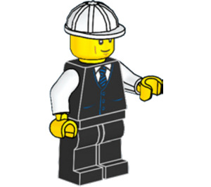 LEGO Site Supervisor Minifigure | Brick Owl - LEGO Marketplace