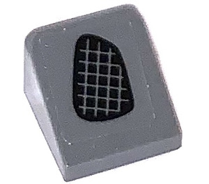 LEGO Slope 1 x 1 (31°) with Grille Right Side Sticker (35338) | Brick ...