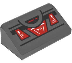 LEGO Slope 1 x 2 (31°) with Starfighter Dashboard Sticker (85984 ...