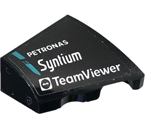 LEGO Slope 2 x 2 x 0.6 Curved Angled Right with Petronas, Syntium ...