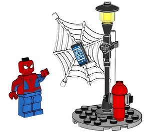 LEGO Spider-Man with Street Light Set 682504 | Brick Owl
