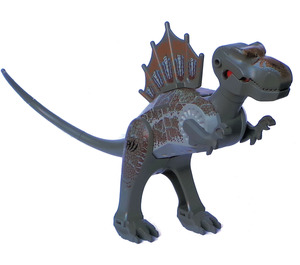 LEGO Spinosaurus with Dark Gray and Dark Red Scales | Brick Owl