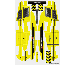 LEGO Sticker Sheet for Set 8043 (88671) | Brick Owl - LEGO Marketplace