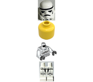 LEGO Stormtrooper with Yellow Head and Printed Legs Minifigure | Brick ...
