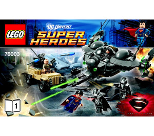 LEGO Superman: Battle of Smallville Set 76003 Instructions Set | Brick ...
