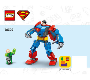 LEGO Superman Mech vs. Lex Luthor Set 76302 Instructions | Brick Owl