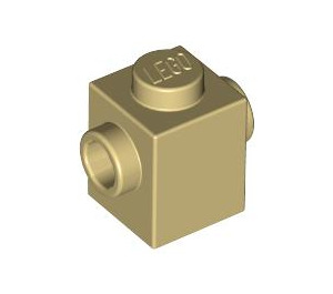 LEGO Tan Brick 1 x 1 with Studs on Two Opposite Sides (47905) | Brick ...