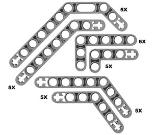 LEGO Technic Angle beams Set 991403 | Brick Owl