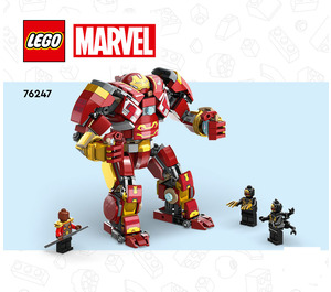 LEGO The Hulkbuster: The Battle of Wakanda Set 76247 Instructions ...