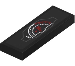 LEGO Tile 1 x 3 with Speedometer Sticker (63864) | Brick Owl - LEGO ...