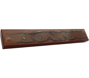 LEGO Tile 1 x 6 with Wooden Branch and 3 Screws (2) Sticker (6636 ...