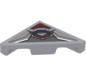 LEGO Tile 2 x 2 Triangular with Captain America Flight Pack Back ...