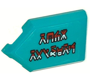 LEGO Tile 2 x 3 Pentagonal with Rock Raider's (Ninjago Language ...