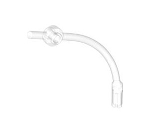 LEGO Transparent Bar Curved with Axle and 1 x 1 Round Plate End (4042 ...