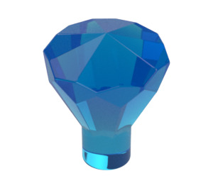 LEGO Transparent Dark Blue Diamond (28556 / 30153) | Brick Owl - LEGO ...